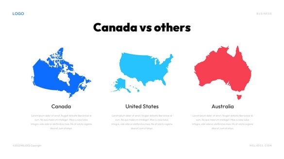 Canada Map for PowerPoint and Google Slides - MSLIDES